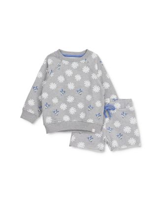 Sovereign Code Girls' Briella Cotton Daisy Print Sweatshirt & Kyla ...