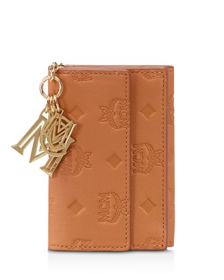 MCM Klara Monogram Leather Three Fold Mini Wallet | Bloomingdale's