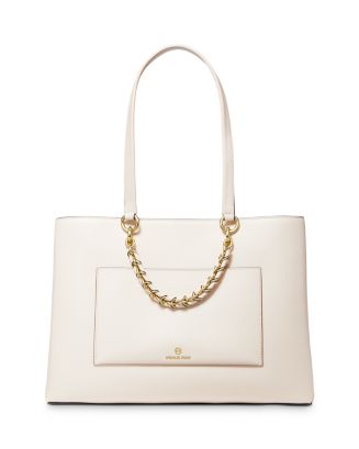 MICHAEL Michael Kors Cece Medium Leather Chain Tote | Bloomingdale's