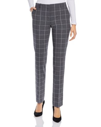 BOSS Titan Windowpane Print Pants | Bloomingdale's