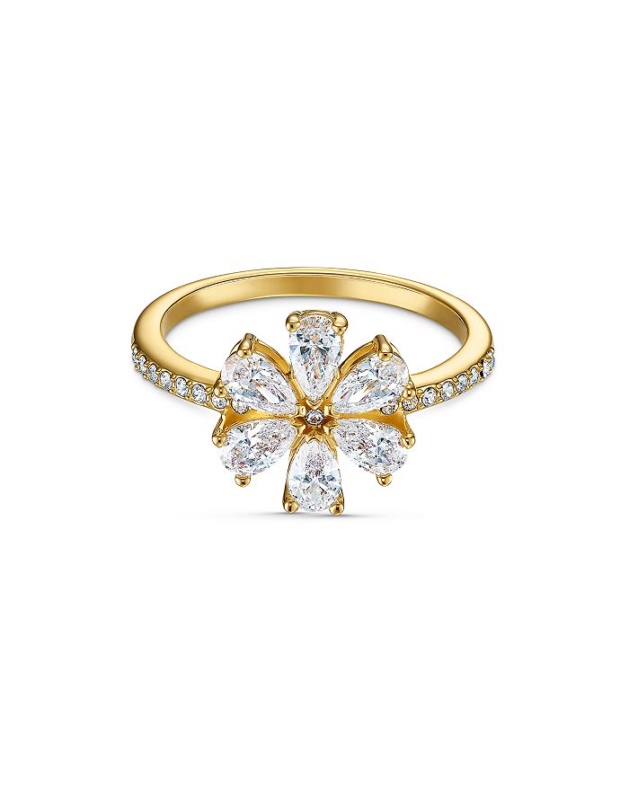 Swarovski Botanical Crystal Flower Ring | Bloomingdale's