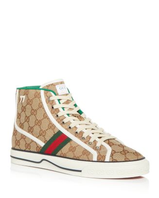Gucci Men's Tennis 1977 High Top Canvas Sneakers | Bloomingdale's Men