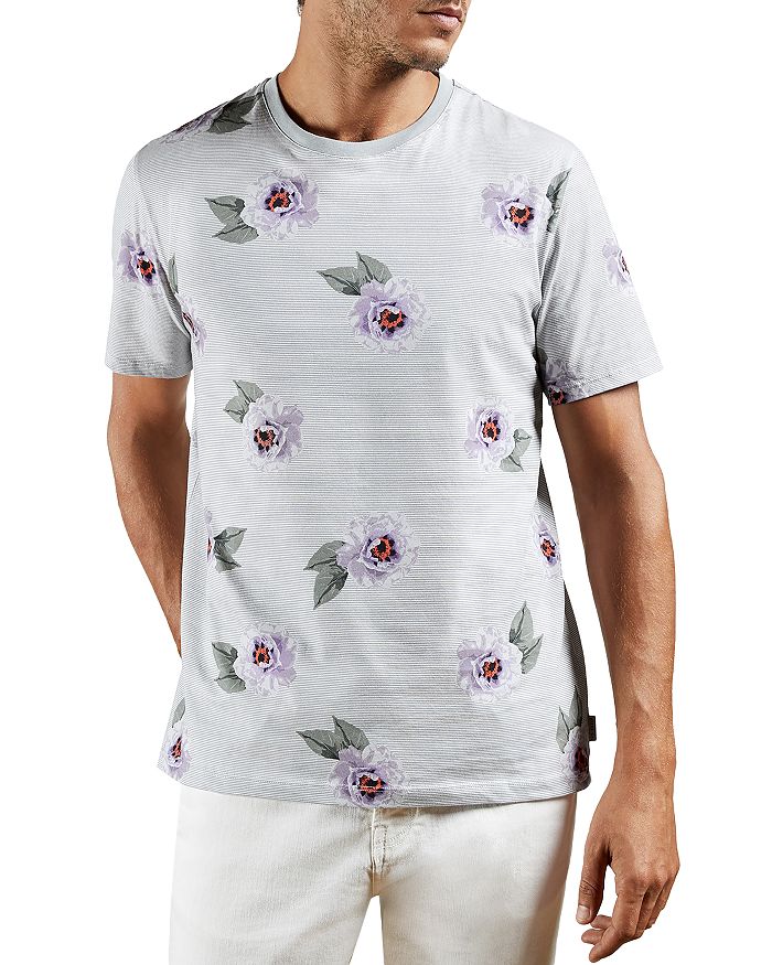 Ted Baker Danze Cotton Floral Print Tee | Bloomingdale's