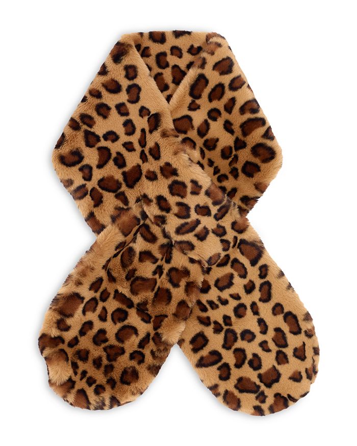 Echo Leopard Print Faux Fur Muffler - 100% Exclusive | Bloomingdale's
