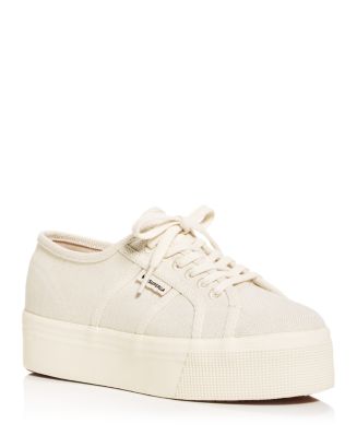 Superga Women's Organic Low Top Platform Sneakers | Bloomingdale's