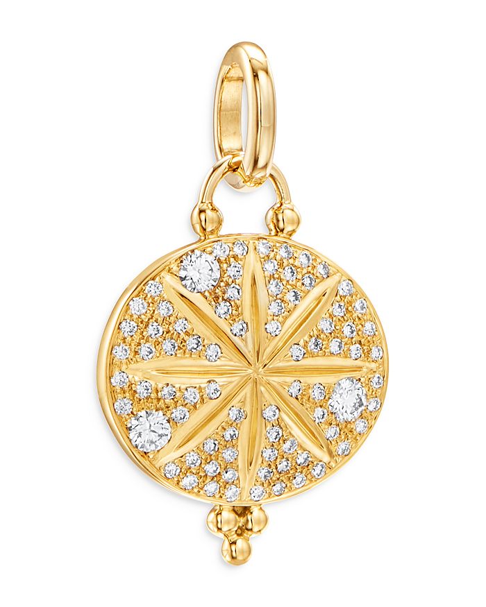 Temple St. Clair 18K Yellow Gold Celestial Diamond Sorcerer Pendant ...