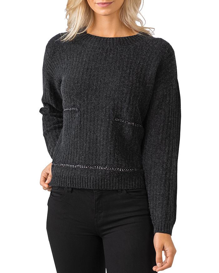 Belldini Chain Detail Sweater | Bloomingdale's