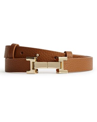 REISS Women's Hayley Square Hinge Slim Belt | Bloomingdale's