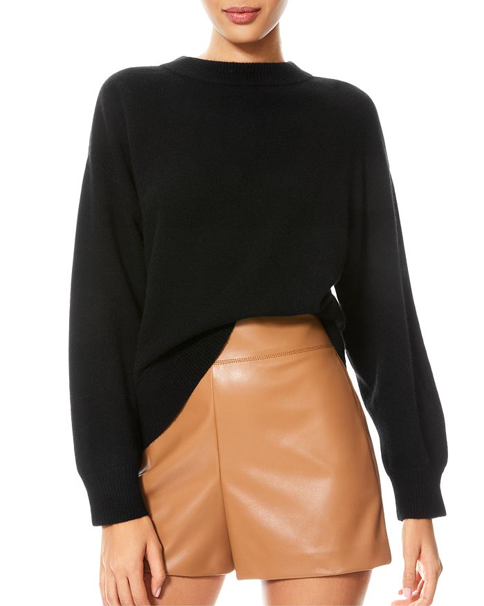 Alice and Olivia Denver Rounded Hem Sweater | Bloomingdale's