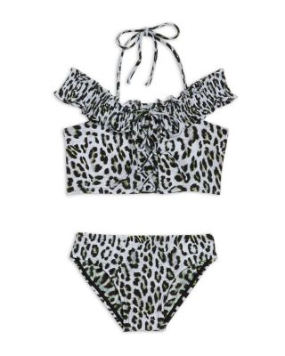 Peixoto Girls' Jolene Two Piece Leopard Print Swimsuit - Little Kid ...