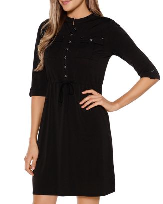 Belldini Drawstring Shirt Dress | Bloomingdale's