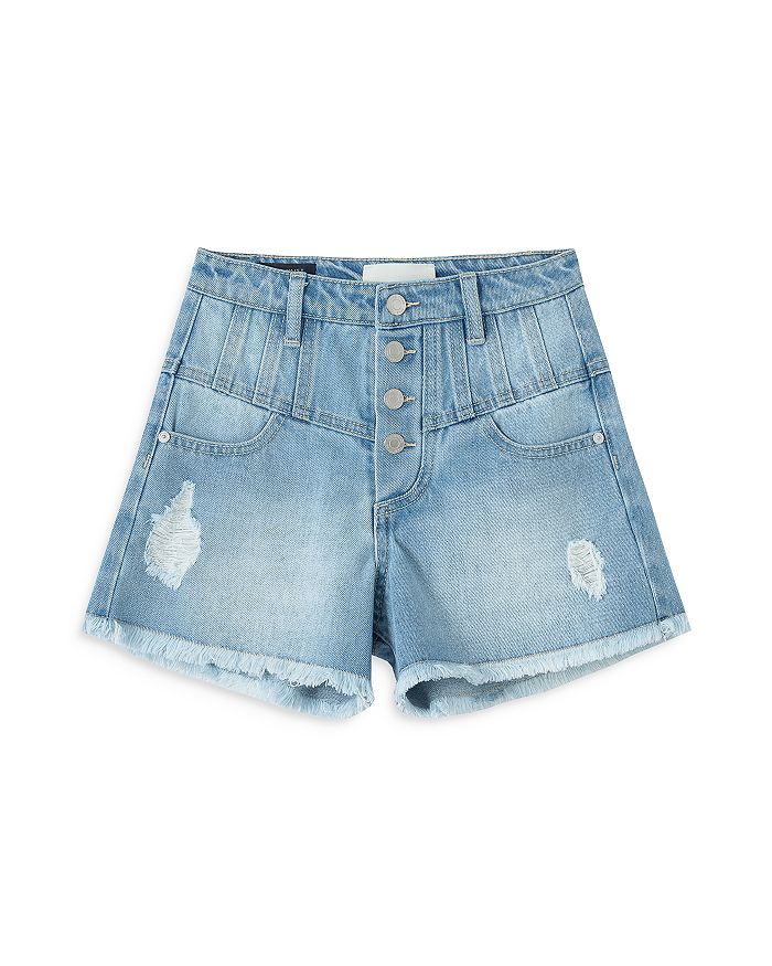 Habitual Kids Girls' High Waist Button Fly Denim Shorts - Big Kid ...