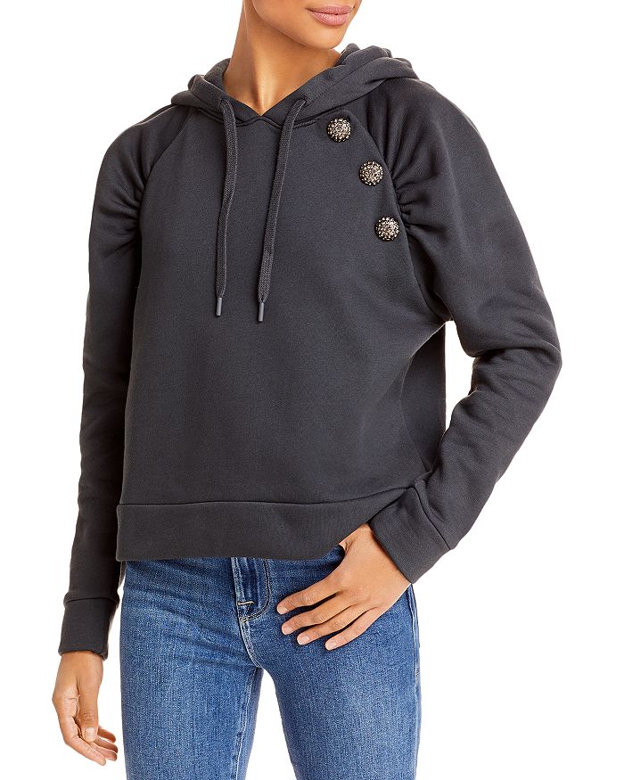 ba&sh Decorative Button Hoodie | Bloomingdale's