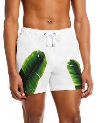 Onia Charles 5" Leaf Swim Trunks | Bloomingdale's