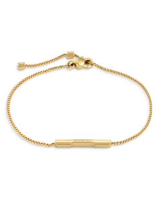 Gucci 18K Yellow Gold Link To Love Bar Bracelet | Bloomingdale's