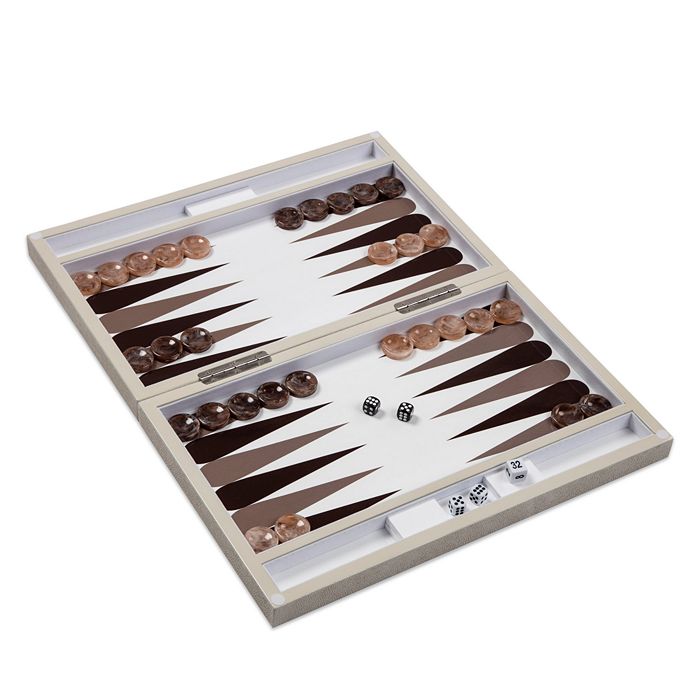 Aurosi Shagreen Lacquer Backgammon Set | Bloomingdale's