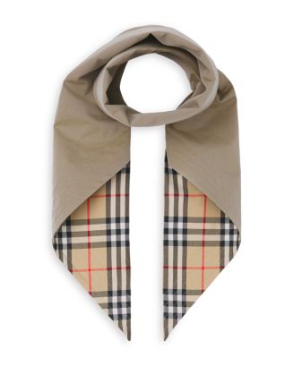 Burberry Reversible Check Cotton Bandana | Bloomingdale's