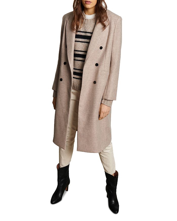 ba&sh Double Breasted Topper Coat | Bloomingdale's