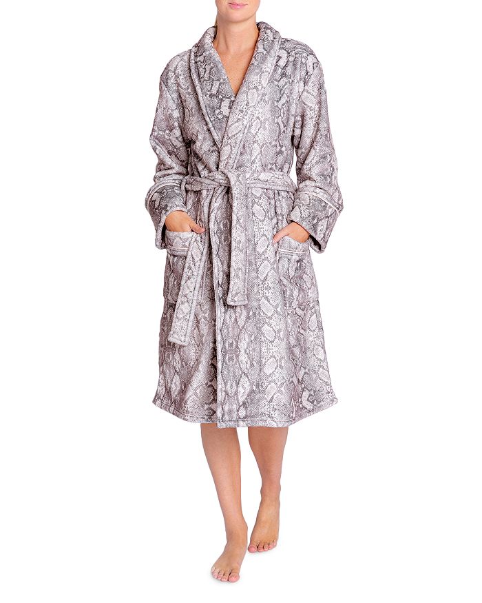 PJ Salvage Printed Plush Robe | Bloomingdale's