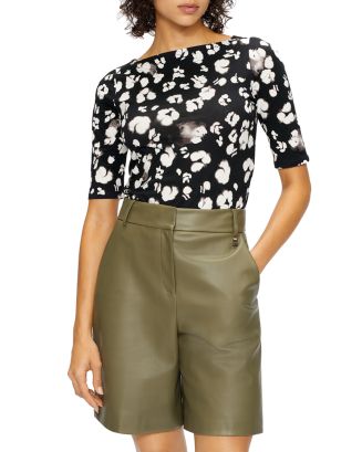 Ted Baker Printed Elbow Sleeve Top | Bloomingdale's