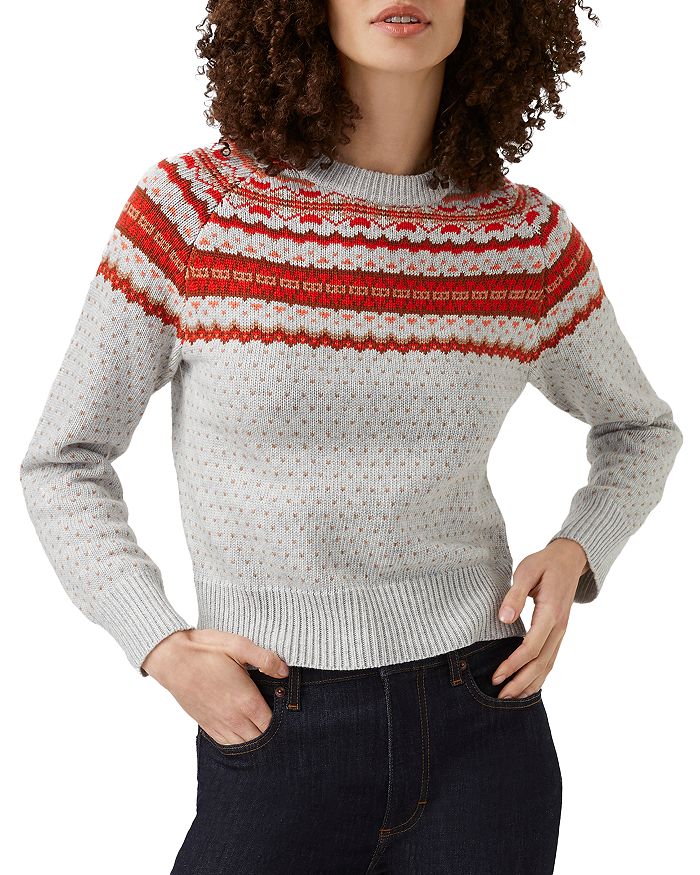 FRENCH CONNECTION Fairisle Sweater | Bloomingdale's