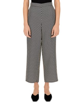 Max Mara Leisure Acerbo Silk Straight Cropped Trousers | Bloomingdale's