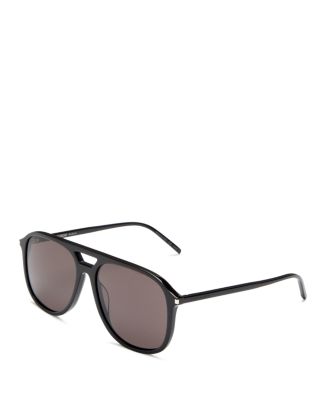 Saint Laurent Brow Bar Aviator Sunglasses, 58mm | Bloomingdale's