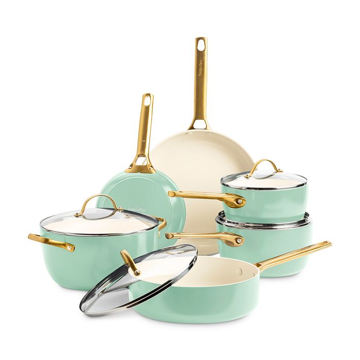GreenPan Reserve 10 Pc Ceramic Nonstick Cookware Set | Bloomingdale's