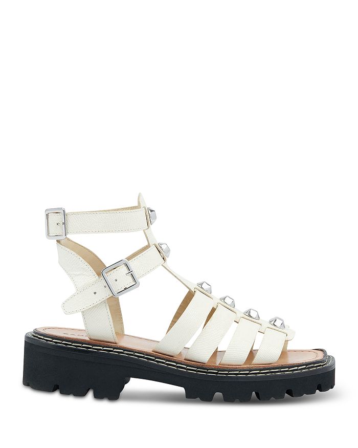 Sandro Women's E22Eliane Studded Double Buckle Sandals | Bloomingdale's