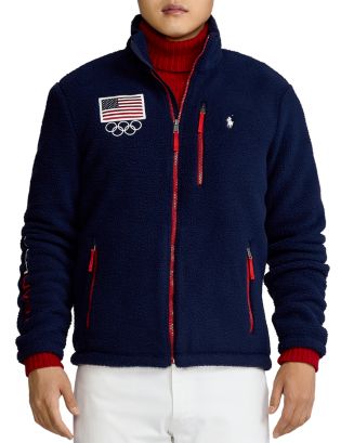 Polo Ralph Lauren Polo Ralph Lauren Team USA Pile Fleece Jacket ...