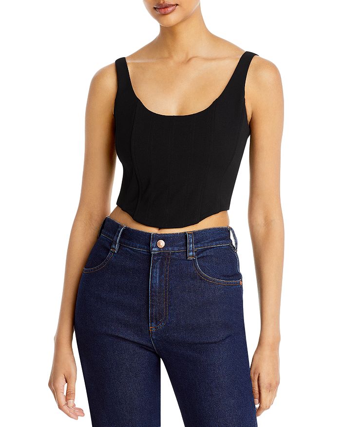 AQUA Corset Top - 100% Exclusive | Bloomingdale's