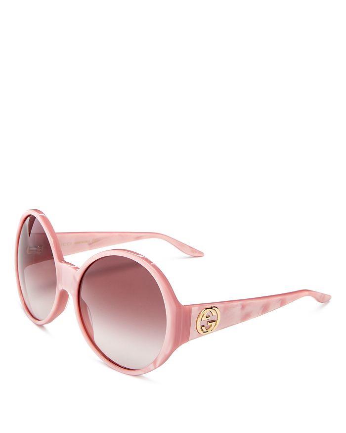 Gucci Round Sunglasses, 64mm | Bloomingdale's