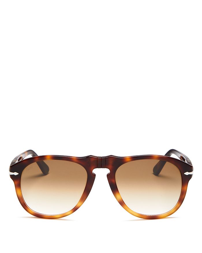 Persol Aviator Sunglasses, 54mm | Bloomingdale's