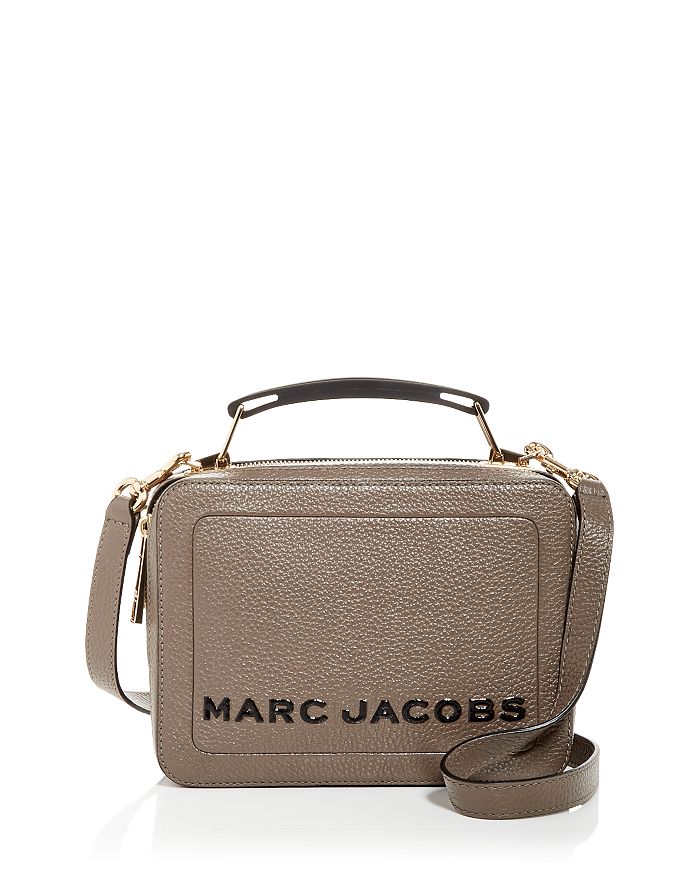 MARC JACOBS The Textured Logo Box Shoulder Bag | Bloomingdale's