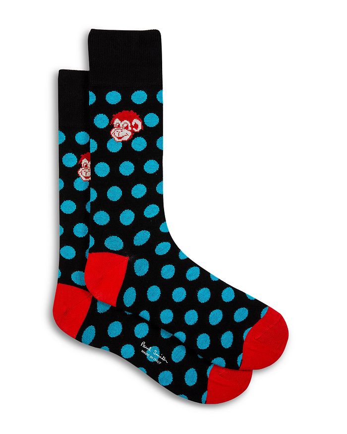 Paul Smith PS Monkey Polka Dot Socks Socks | Bloomingdale's