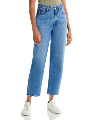 MOTHER High Waist Double Stack Ankle Straight Jeans in Delicious ...