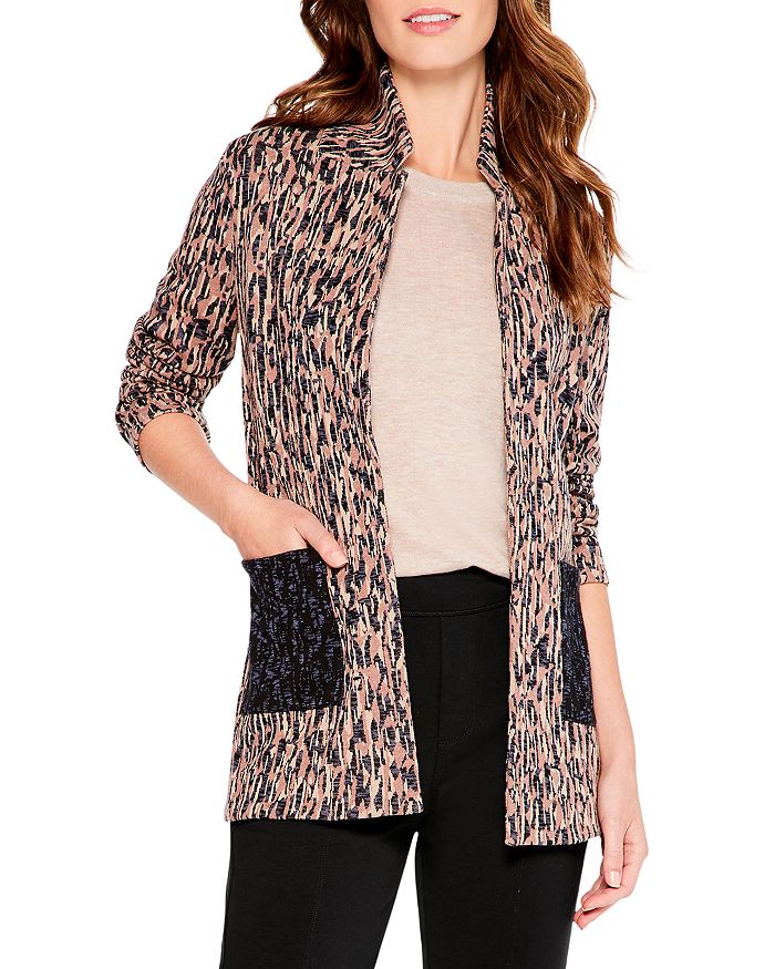 NIC+ZOE Jacquard Knit Open Blazer | Bloomingdale's