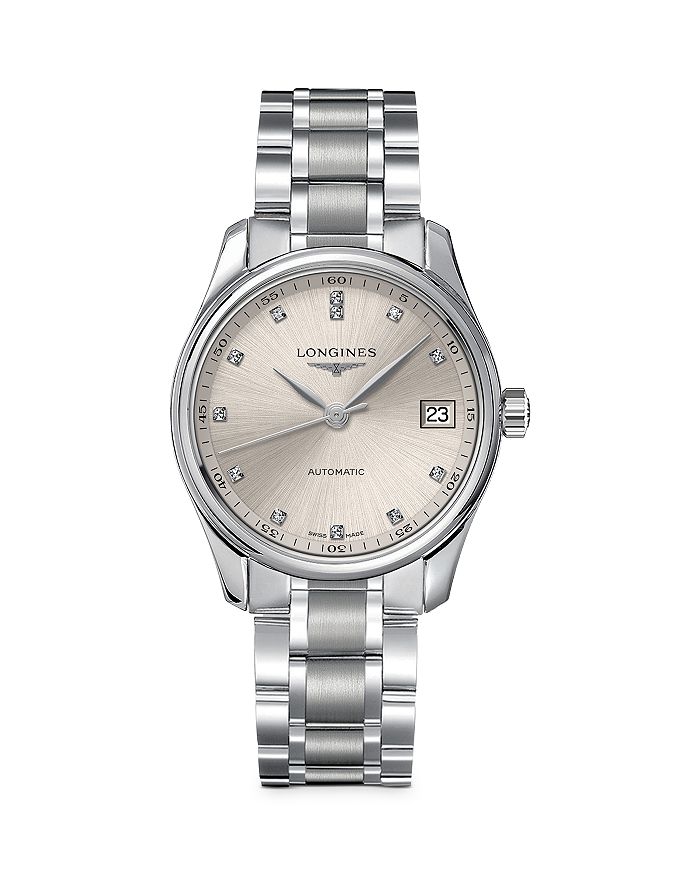 Longines Master Collection Diamond Watch, 34mm | Bloomingdale's