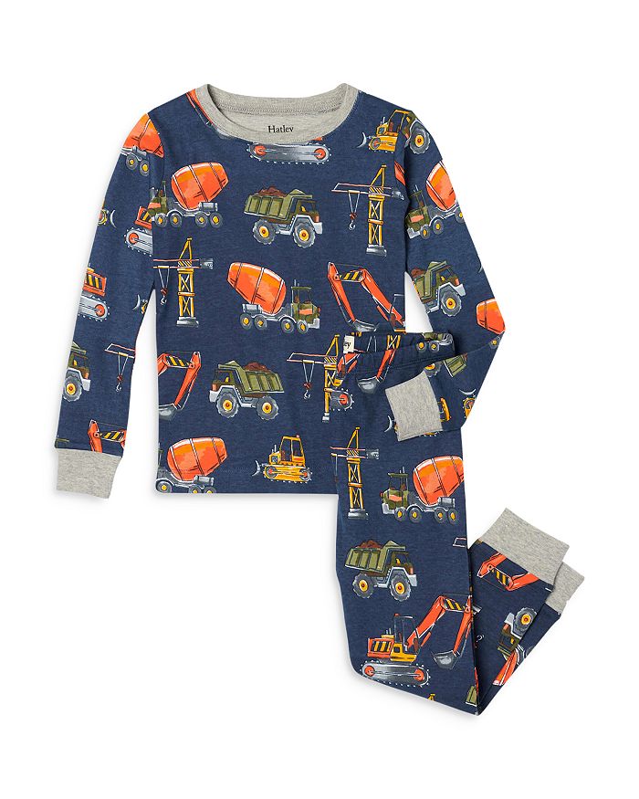 Hatley Boys' Construction Trucks Pajama Set - Little Kid, Big Kid ...