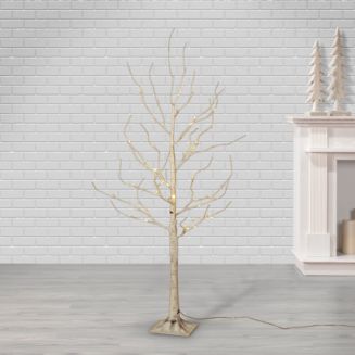 Gerson Company 4' LED Lighted Birch Tree | Bloomingdale's