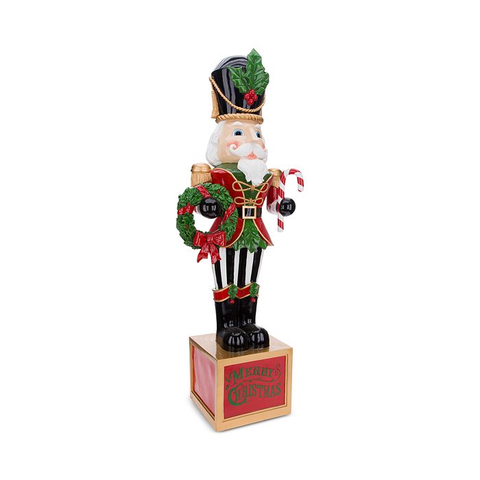 Mark Roberts Classic Nutcracker with Wreath, 48.5" | Bloomingdale's