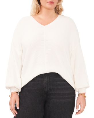 1.STATE Plus Bubble Sleeve Sweater | Bloomingdale's