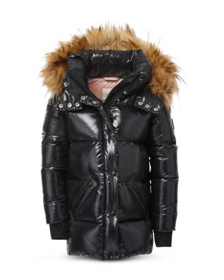 SAM. Girls' Zoe Hooded Down Jacket - Big Kid | Bloomingdale's