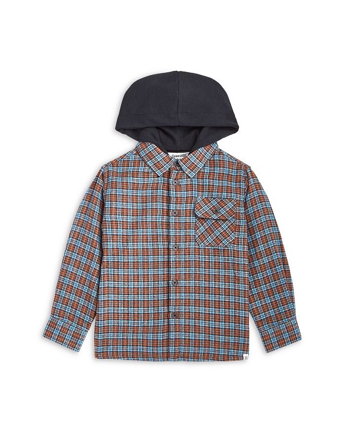 Sovereign Code Boys' Northern Plaid Flannel Hoodie Shirt - Little Kid ...