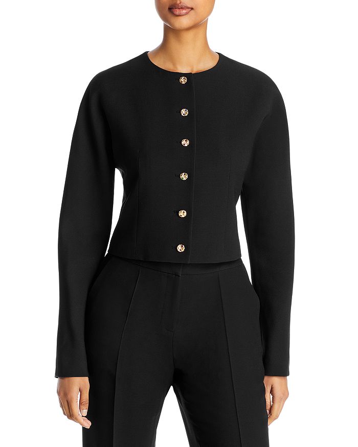 Lafayette 148 New York Jeweled Button Jacket | Bloomingdale's