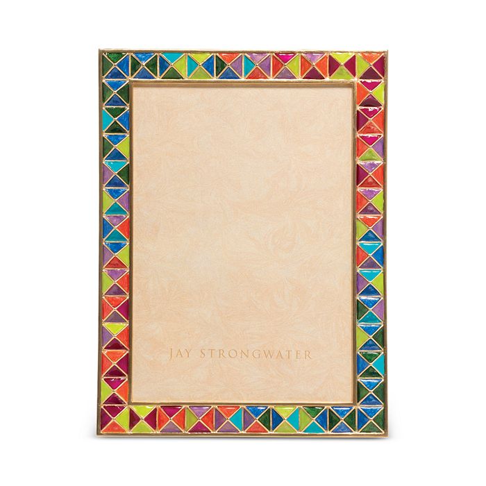 Jay Strongwater Pyramid 5" x 7" Frame | Bloomingdale's