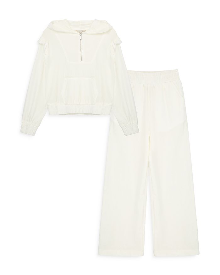 Habitual Kids Girls' Velour Hoodie & Knit Pant Set - Big Kid ...