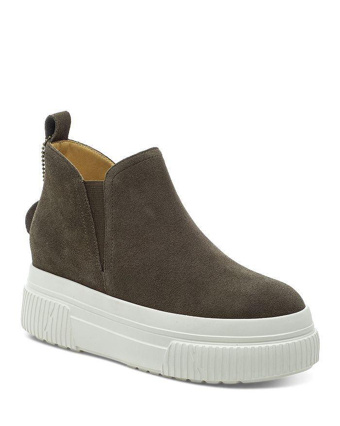 J/Slides Women's Wendie Pull On Platform Sneakers | Bloomingdale's