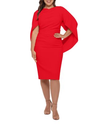 Betsy & Adam Drape Back Cocktail Dress | Smart Closet