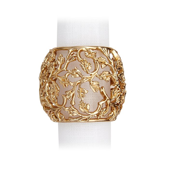 L'Objet Lorél Gold-Plated Napkin Jewels, Set of 4 | Bloomingdale's